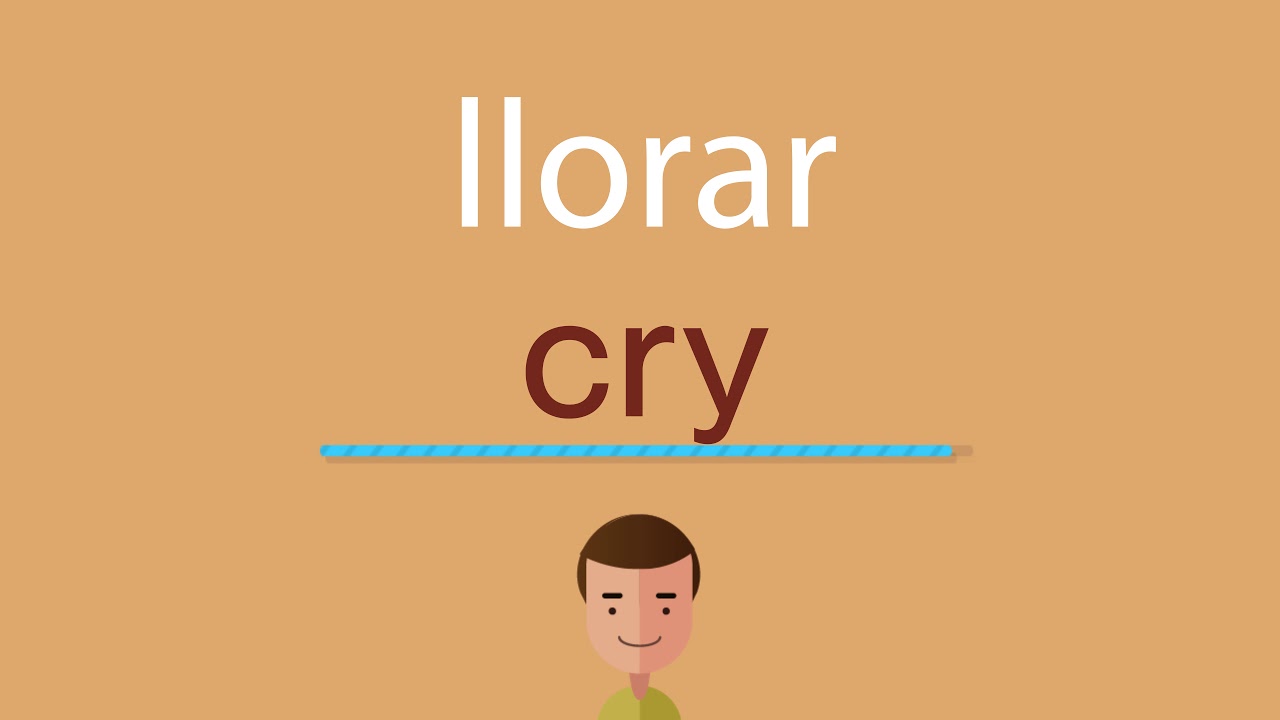 Cómo se dice llorar en inglés