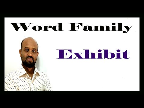Exhibit: Word Family