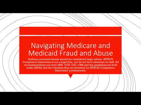 Medicare Fraud  & Abuse Training