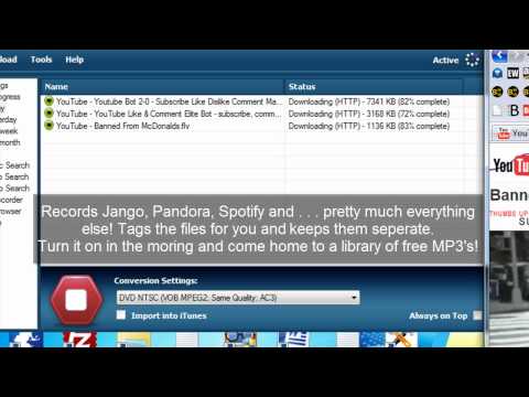 Convert YouTube Videos to MP3 for free