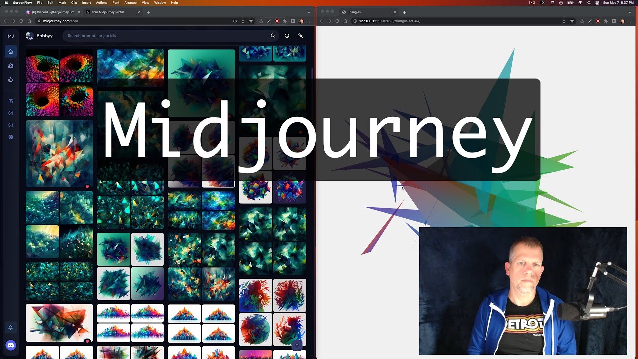 Exploring Midjourney for Code Art Ideas - Resources - three.js forum
