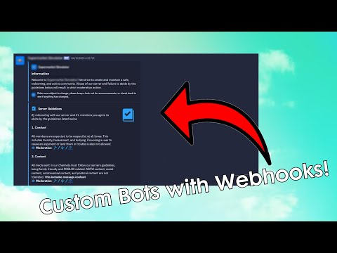 How-to make custom bots using webhooks in Discord!