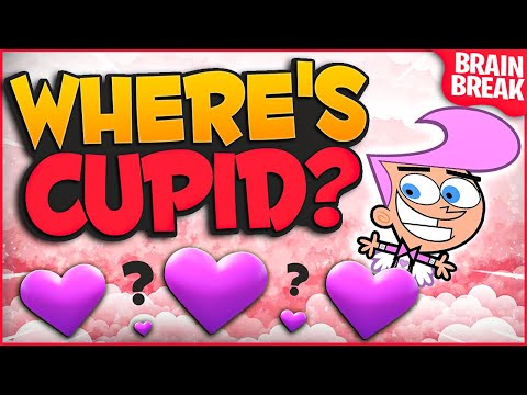 Where's Cupid? | Valentine's Day Brain Break | Just Dance | Valentines Day Games For Kids | GoNoodle