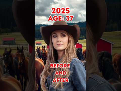 Heartland Series Cast 2007 vs 2025 #heartland #shorts