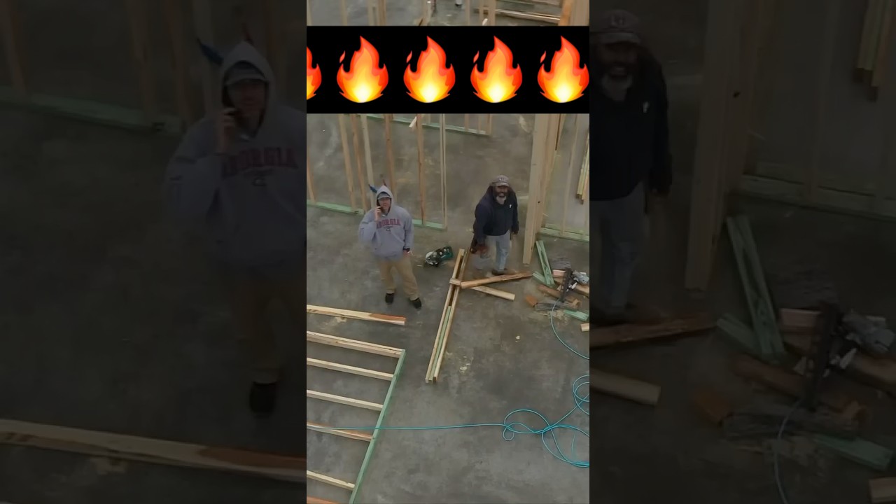 This is just a joke, no drones were harmed in this video #funny #construction #shorts