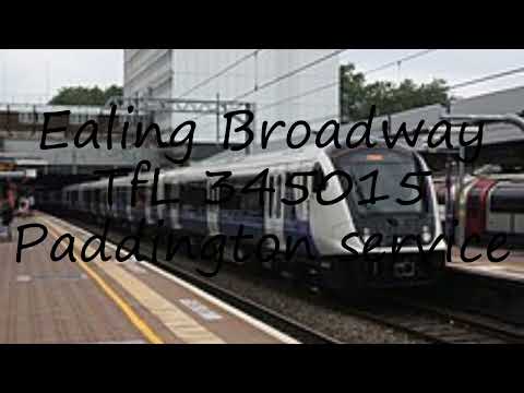 How to pronounce Ealing Broadway TfL 345015 Paddington service in English?