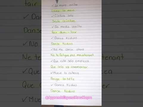 Aprende español con canciones, Danza Kuduro #musica #donomar #aprendeespañol #lyrics #regueton