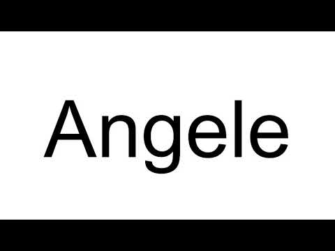 How to Pronounce Angele ( Macedonian )