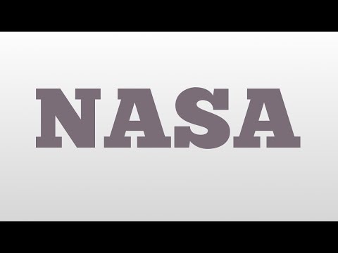 NASA meaning and pronunciation
