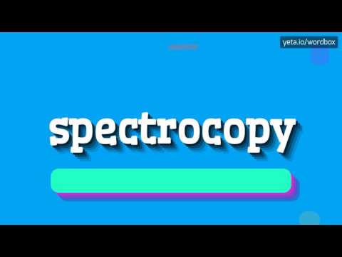 SPECTROCOPY - HOW TO PRONOUNCE IT? #spectrocopy