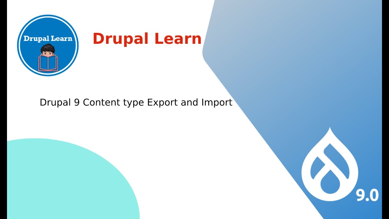 Drupal 10 Export Content type | Import Content type