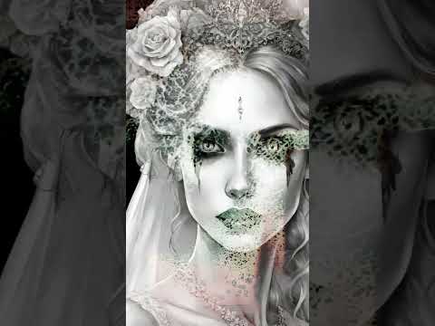 Creepy Vampire Brides PNG Collection. Gothic Wedding. Gothic Art