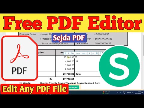 Sejda PDF Editor | How to Use Sejda PDF Editor | Sejda PDF Editor Tutorial
