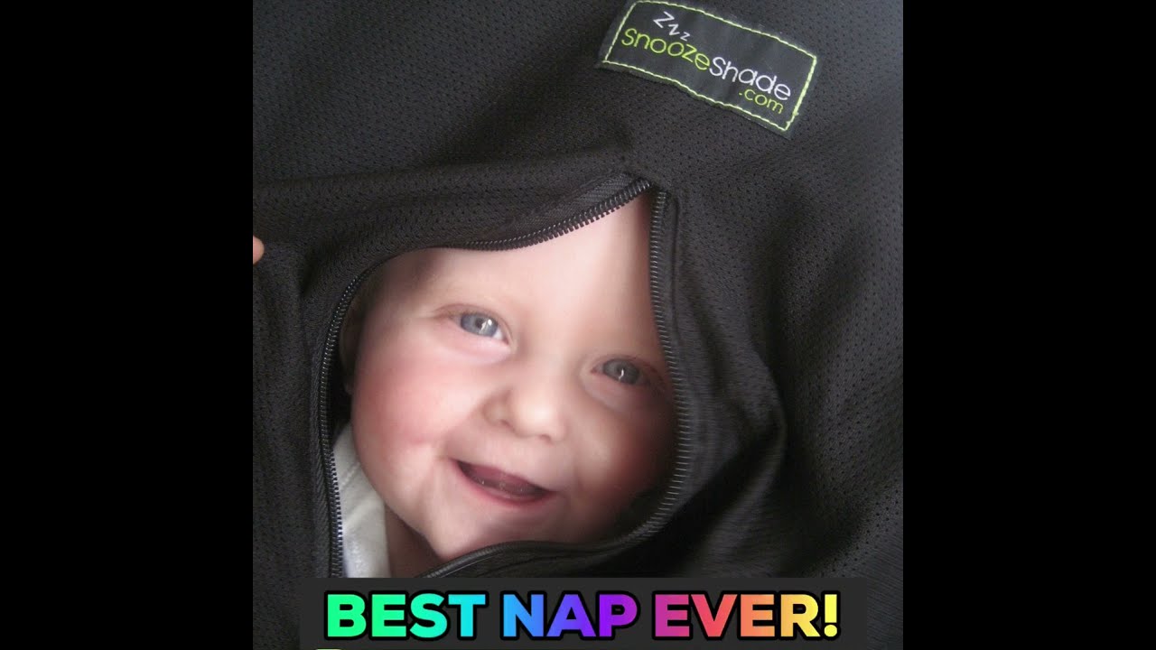SnoozeShade Original helps your baby sleep on-the-go
