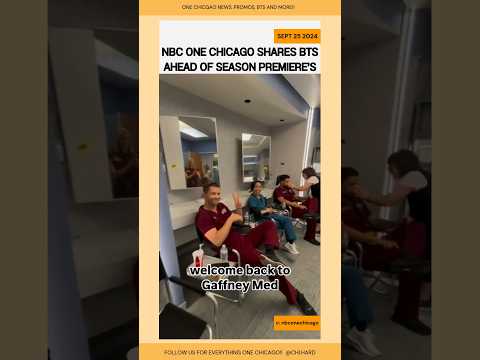 Chicago Med BTS With Cast Ahead of Season Premieres #chicagomed