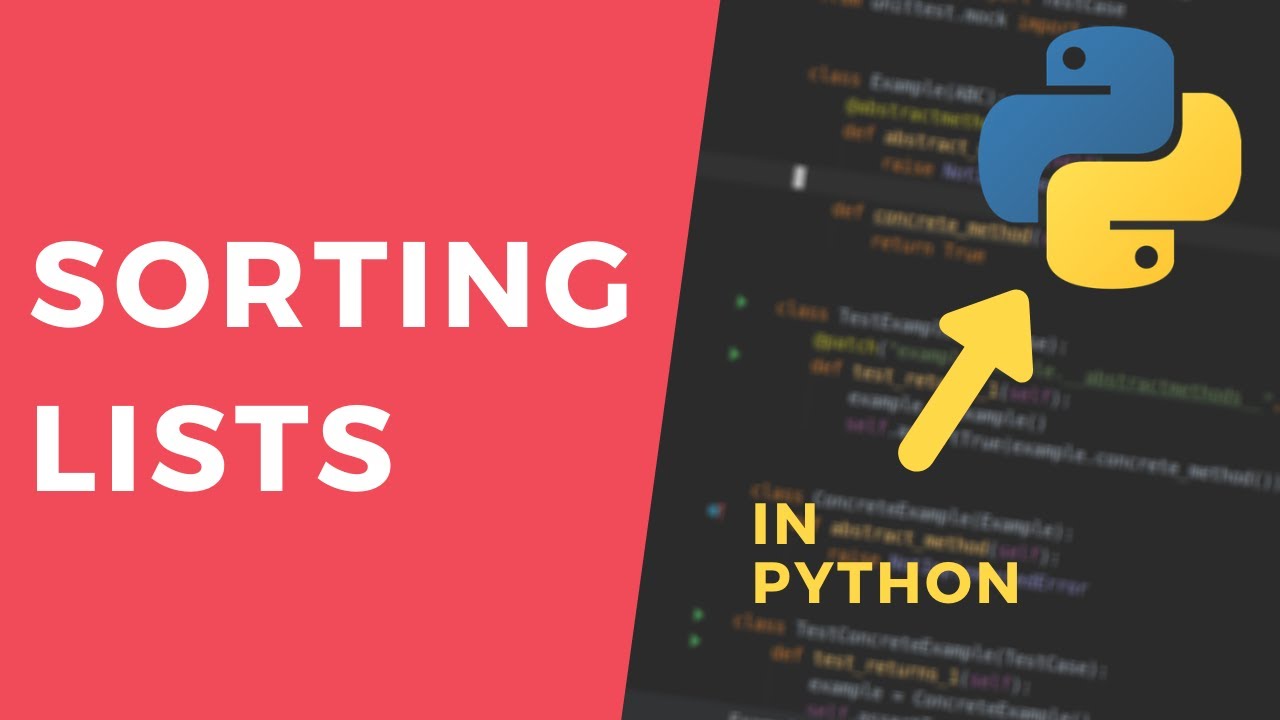 Sorting a list - 1 Minute Python Tutorial #shorts