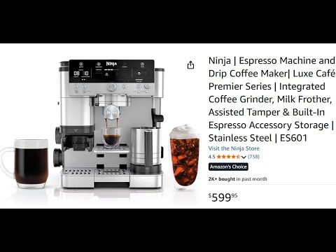 Ninja | Espresso Machine and Drip Coffee Maker| Luxe Café