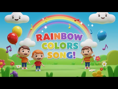 Rainbow Colors Song For Kids | Learn Colors with Fun Rainbow Song