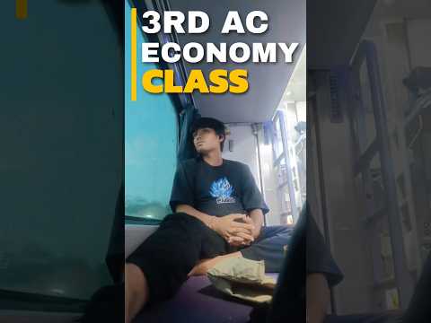 3rd AC ECONOMY CLASS My Experience???😬 | #shorts
