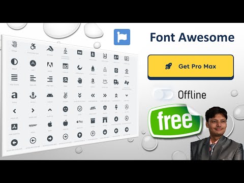 Fontawesome PRO MAX free | How to download & use font awesome icons in html website download free