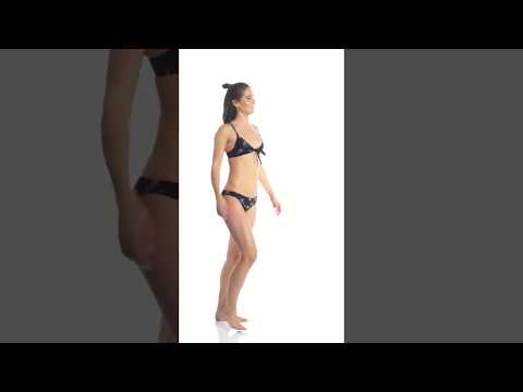 RVCA Women's Danger Beach Knot Top | SwimOutlet.com