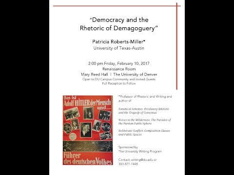Democracy and the Rhetoric of Demagoguery