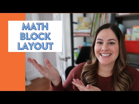 How to Set Up Your Math Block // Math Block Layout in Kindergarten, First, and Second Grade