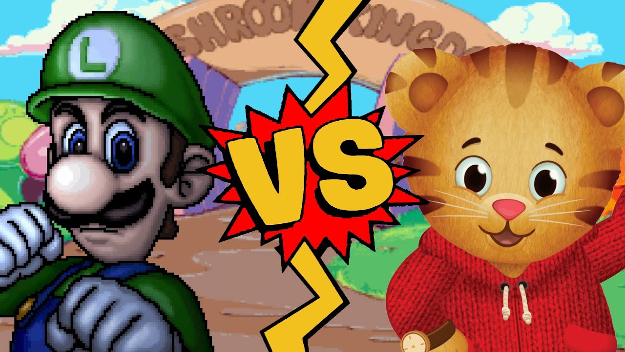 M.U.G.E.N Battles | Luigi vs Daniel Tiger | Super Mario vs Daniel tiger's neighborhood