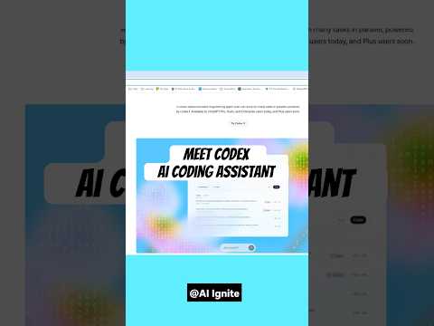 Meet Codex: ChatGPT's New AI Coding Assistant! π»π€