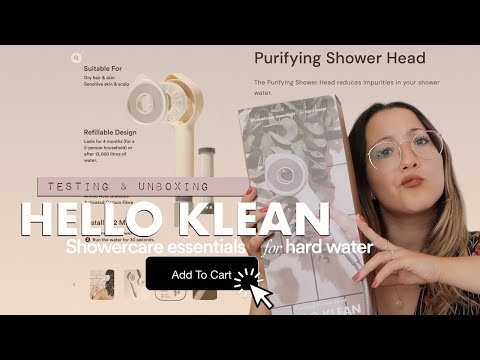 HELLO KLEAN UNBOXING & REVIEW | Instagram made me buy it... is this SHOWER HEAD Worth the Hype ?!