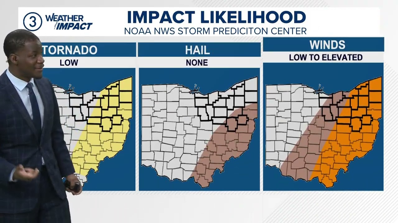 Cleveland area weather forecast: Brief severe storm risk Saturday
