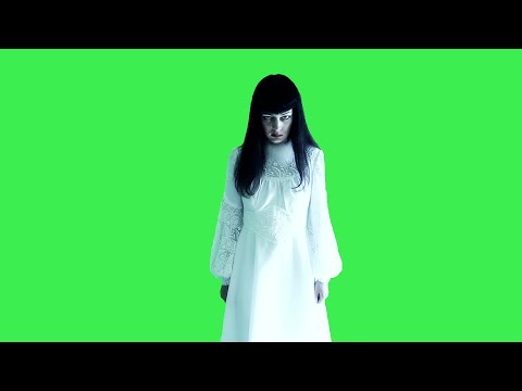 ➤ Green Screen Female Ghost - Creepy Horror Stock Footage – Available for Licensing!