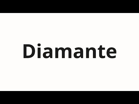 How to pronounce Diamante