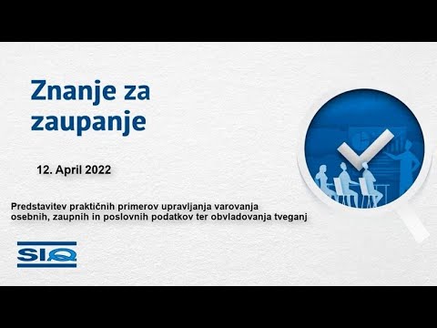 Posnetek e-strokovnega srečanja za vzgojno-izobraževalne zavode