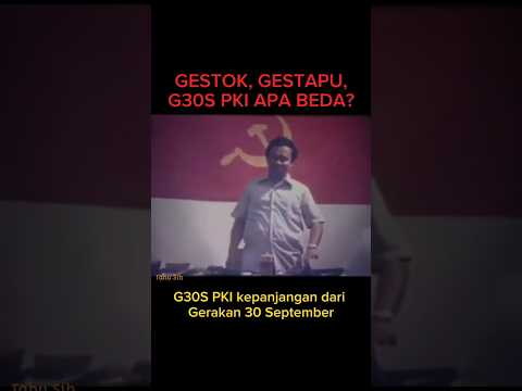 Gestapu, Gestok, and G30S PKI What's the Difference? #shorts #g30spki