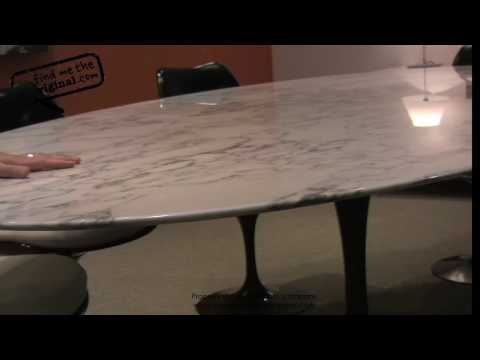 Tulip Table and Tulip Chair by Eero Saarinen from Find Me The Original