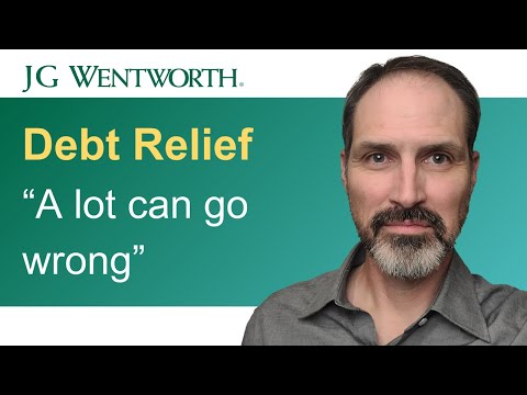 Should you use JG Wentworth debt relief and debt settlement review