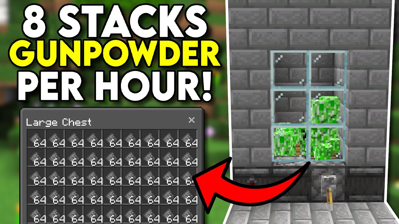 Easiest Creeper Farm For Minecraft Bedrock 1.19! - Minecraft Builders