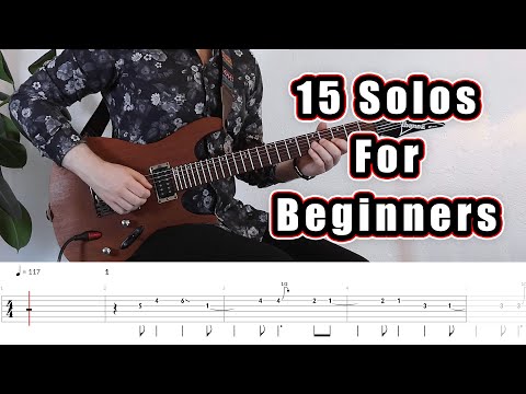 15 Guitar Solos for Beginners (with Tabs)