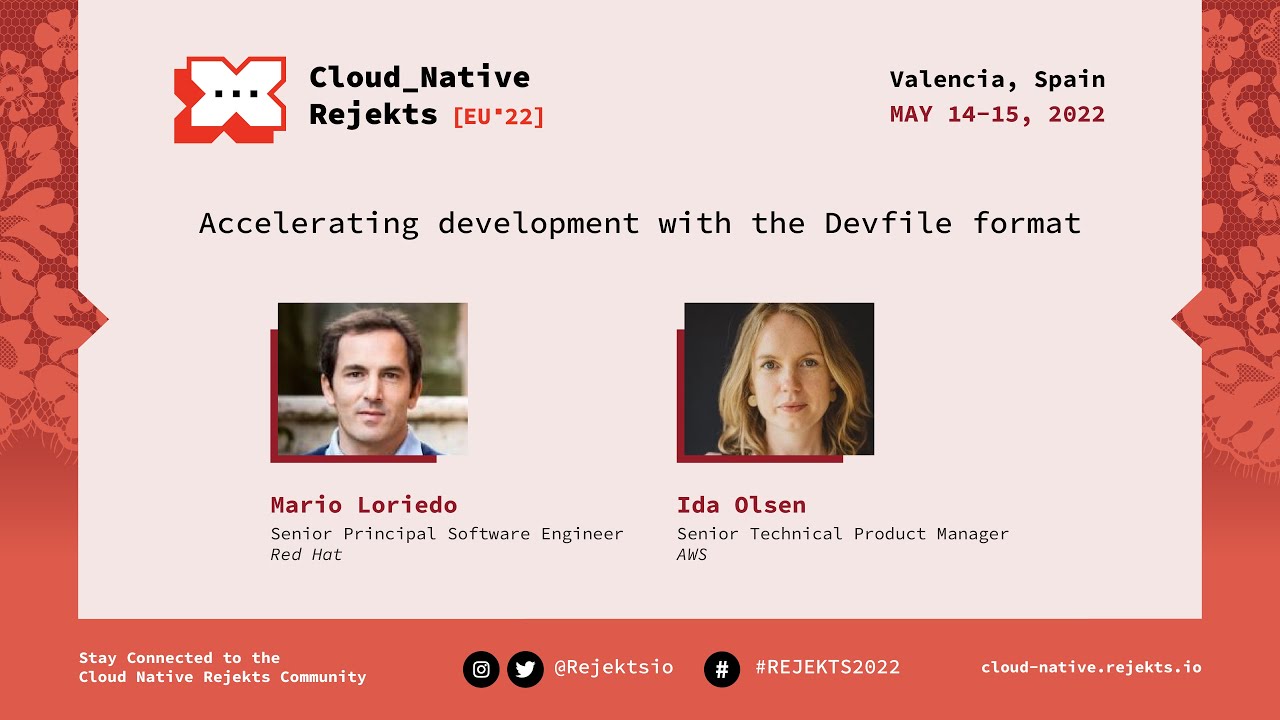 Accelerating development with the Devfile format