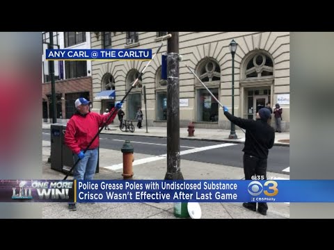 Philadelphia Police Grease Light Poles With Undisclosed Substance