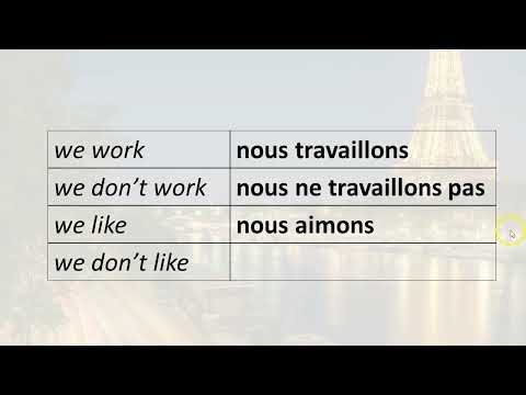 128 Easily Learn French, NEGATION and NE...PAS, nous