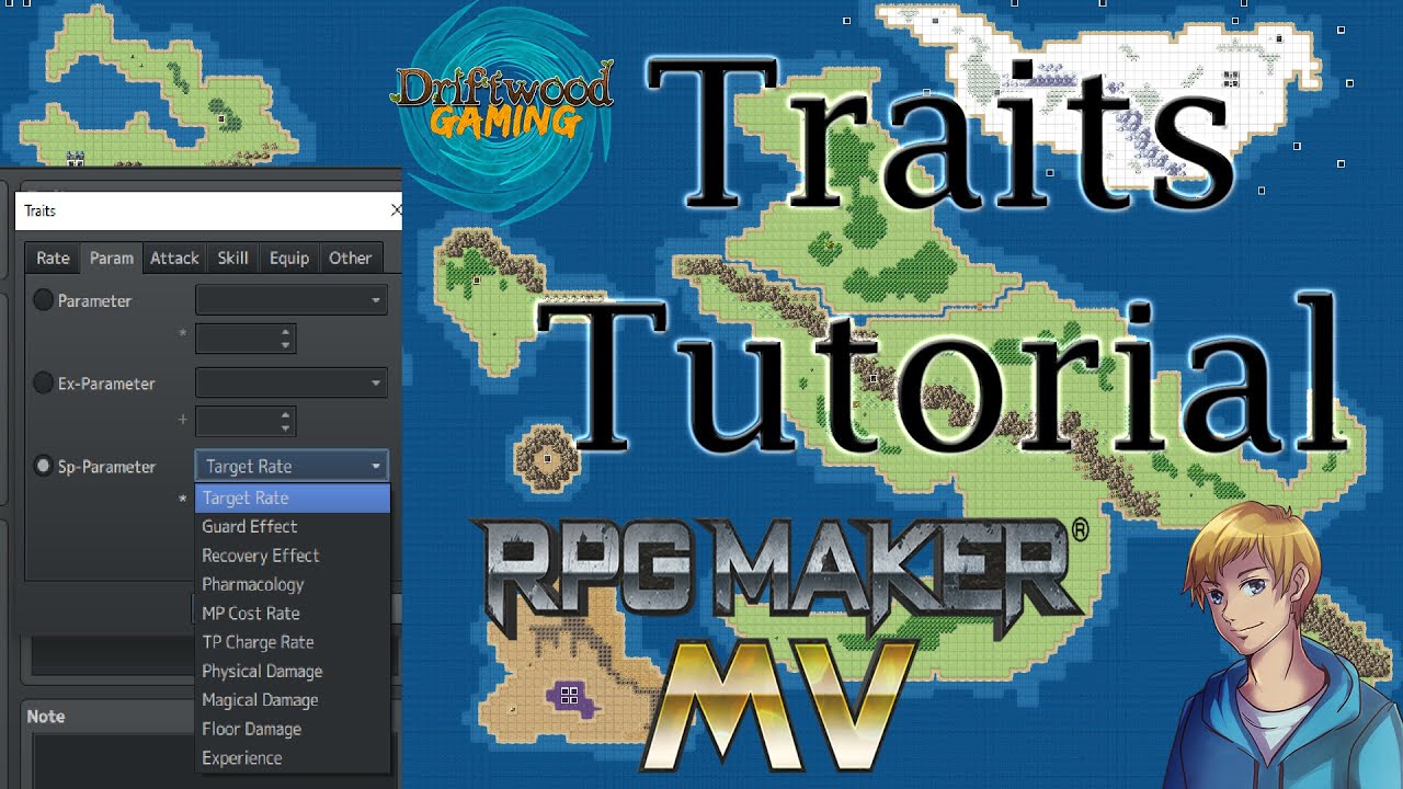 RPG Maker MV Tutorial - What each Trait does - RPGMMV
