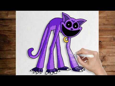 How to draw Catnap | Poppy Playtime 3