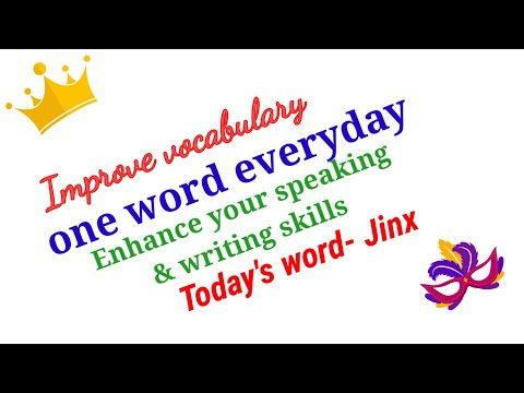 Meaning of jinx in english & hindiits use in sentence