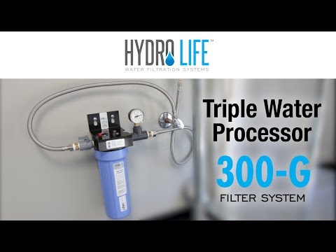 Hydro Lifeâ„¢ Triple Water Processor 300-G Filter System