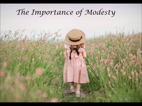 The importance of modesty