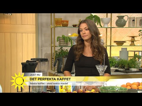 Baristan visar hur du gör den perfekta koppen kaffe - Nyhetsmorgon (TV4)