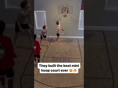 They Built the Greatest Mini Hoop Court Ever...