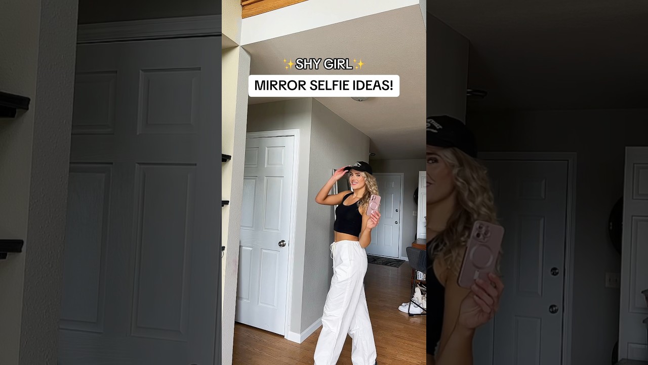 mirror selfies for the shy girlies!🙈✨ #shorts #girl #mirror #pose